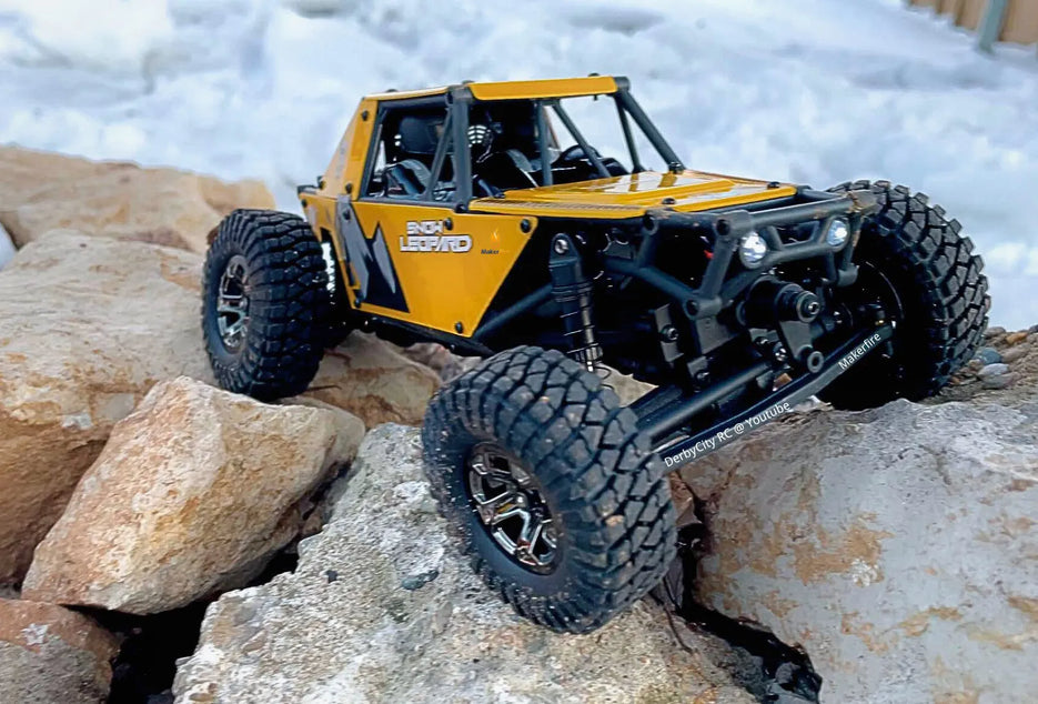 MJX Hyper Go H12P 1/12 RC Crawler - Licensed Ford Bronco Baja 1000 Edi ...