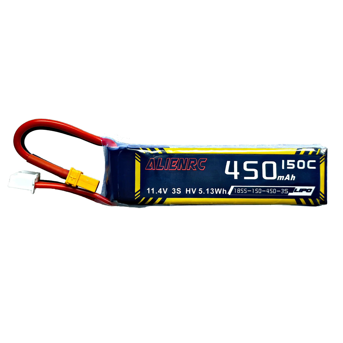 Alien 450mAh 3S 11.4V 150C Battery with XT30 Plug — Makerfire