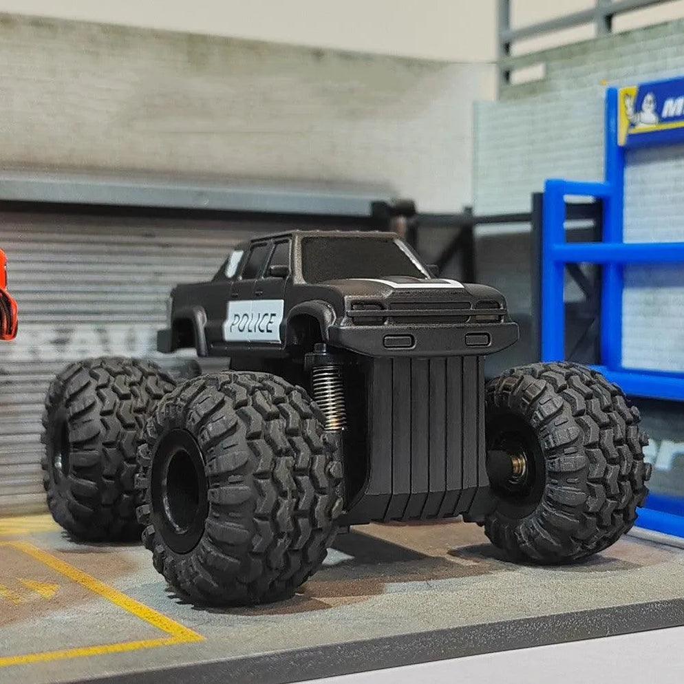 LDARC M58 1/58 RTR BigFoot RC Monster Truck 2.4G RWD Racing Car Model ...