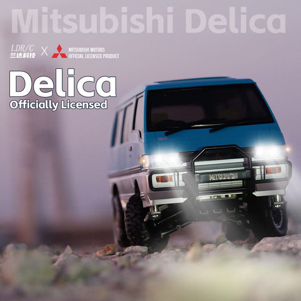 LDRC LD1296 1/12 Scale 2.4G Mitsubishi Delica 2-Speed Off-Road 4WD RC ...