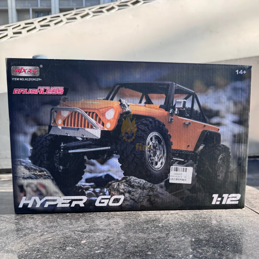 MJX Hyper Go H12Y+ 1/12 Scale RC Car High-Torque 3650 Brushless BLDC ...