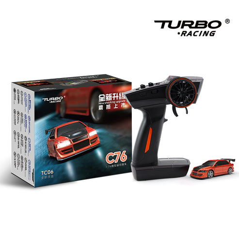 Turbo Racing C76 RTR 1/76 Mini Drift RC Car - Red Classic – Makerfire