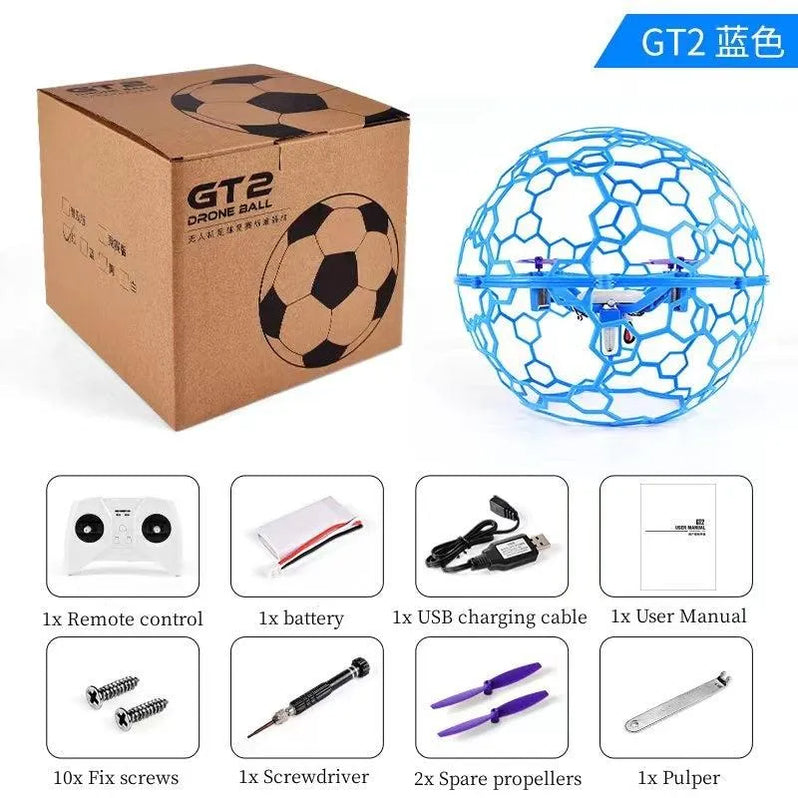 Buy GT2 Competition FLYBALL Soccer Drone Red Blue - Makerfire