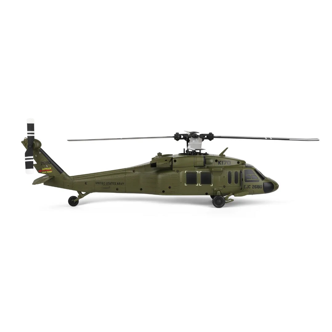 WLTOYS XK K170 - RC Helicopter BlackHawk UH-60L 260mm 2.4G&4-Channel ...